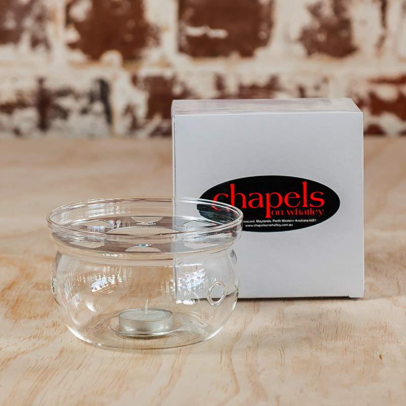 Glass Teapot Warmer Base - Chapels Fine teas